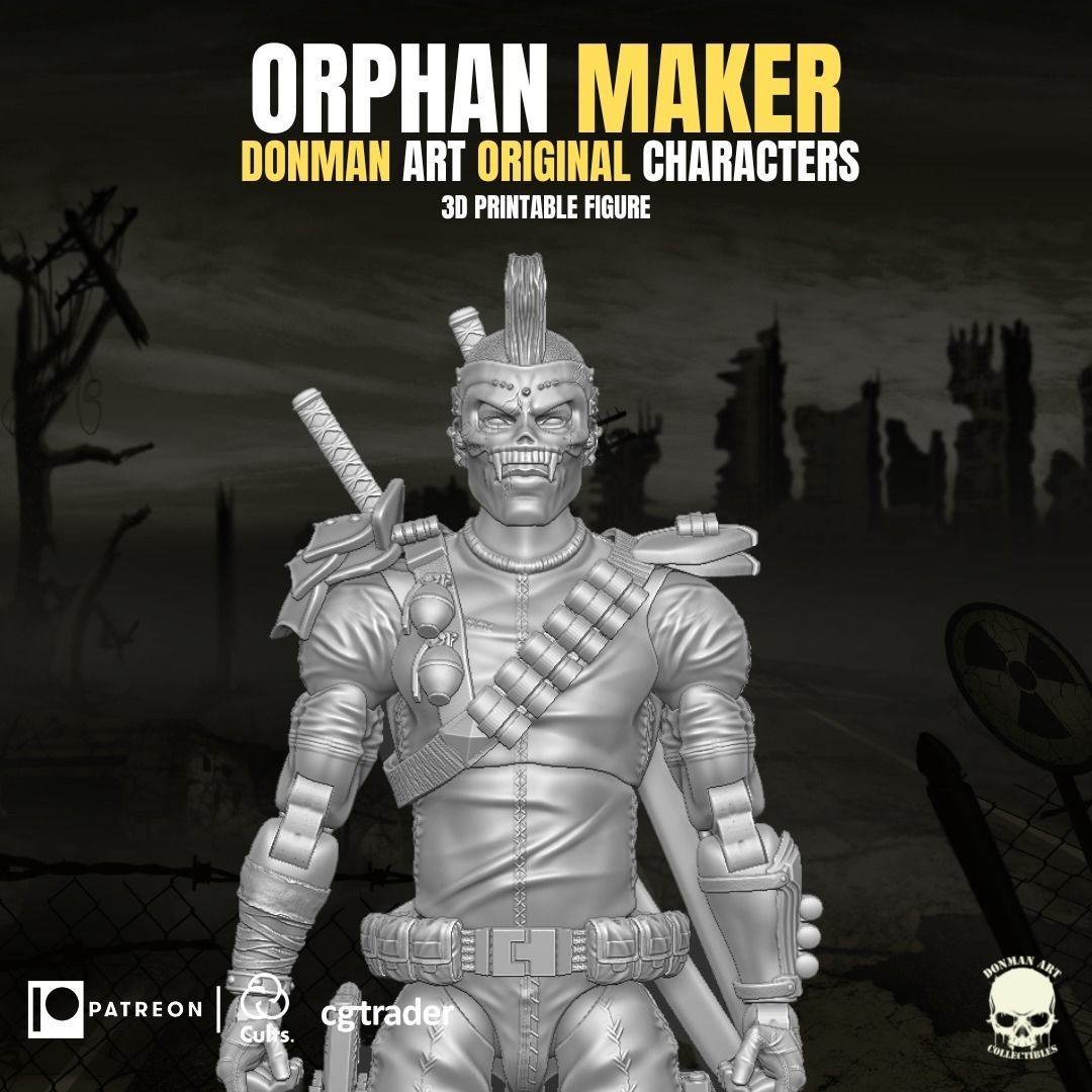 Orphan Maker - complete 3D printable Action Figure 3D model 3D ...