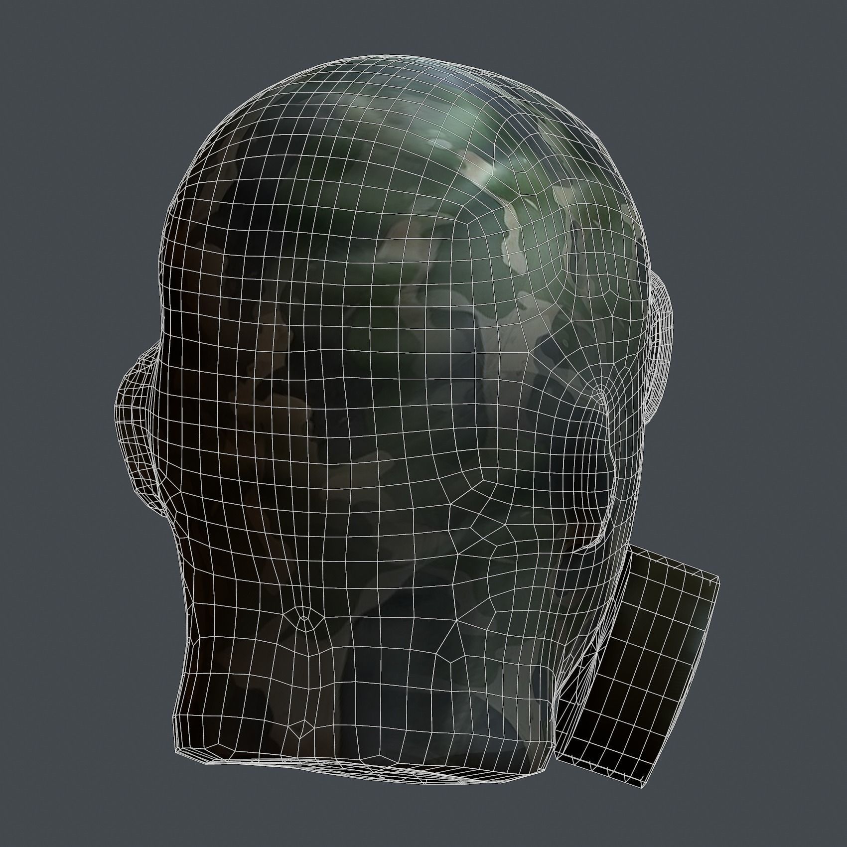 3D model Helmet 3d model military combat Military Low-poly VR VR / AR ...