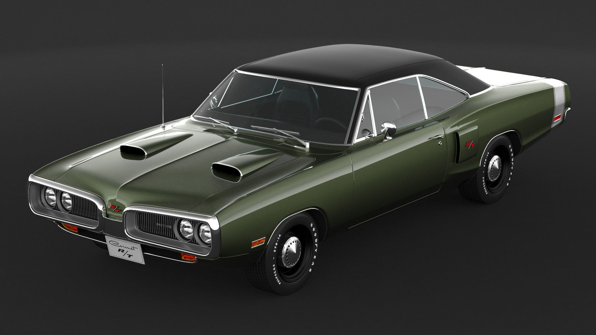 1970 Dodge Coronet RT 3D model | CGTrader
