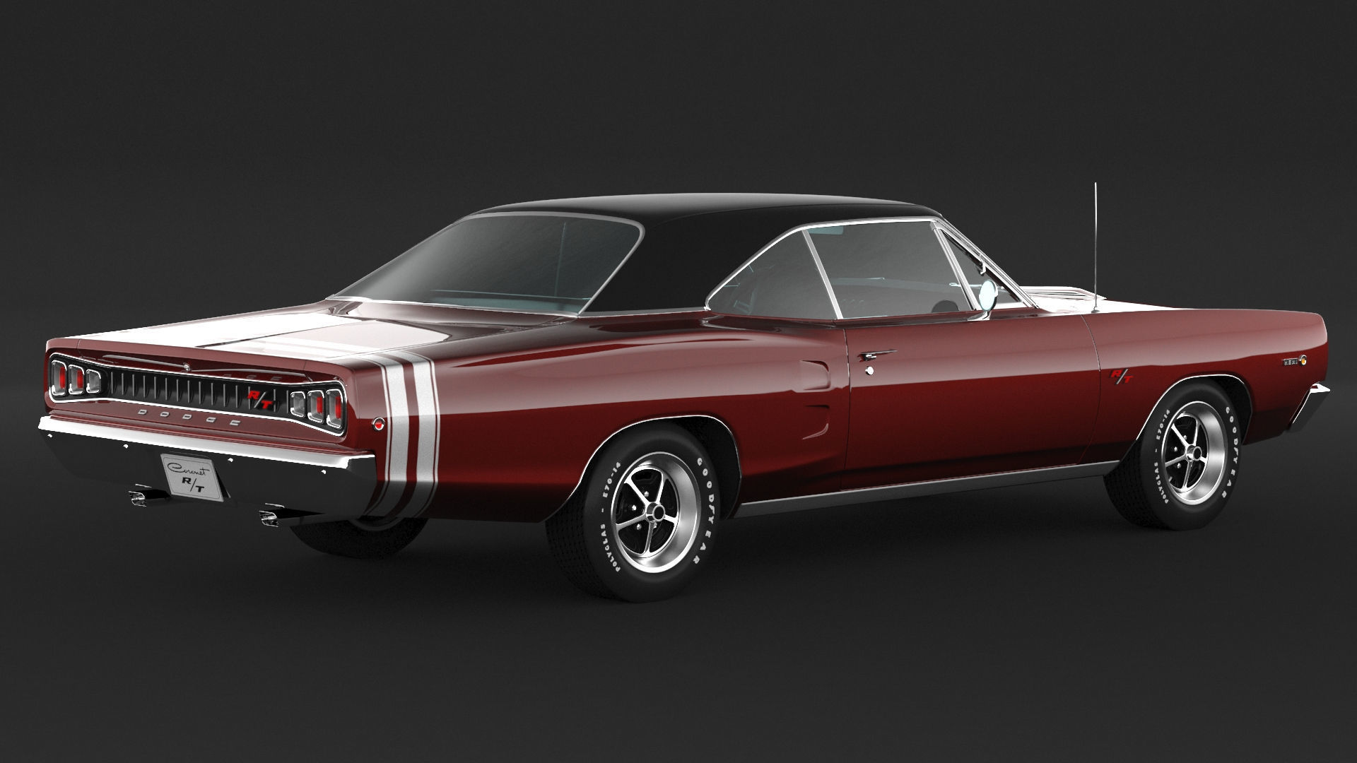 1968 Dodge Coronet RT 3D model | CGTrader