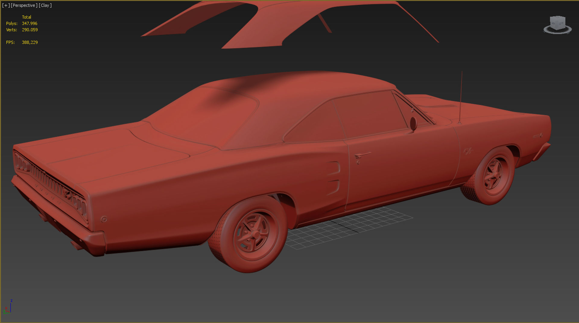 1968 Dodge Coronet RT 3D model | CGTrader