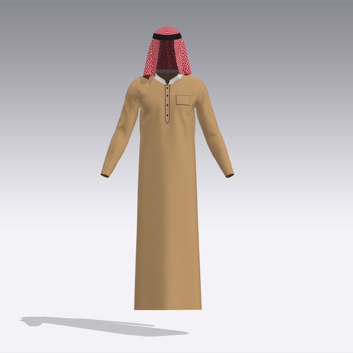 3D model Arab Costume VR / AR / low-poly | CGTrader