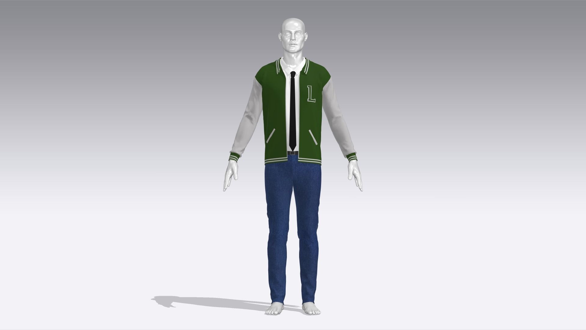 3D model Bad Boy Uniform VR / AR / low-poly | CGTrader