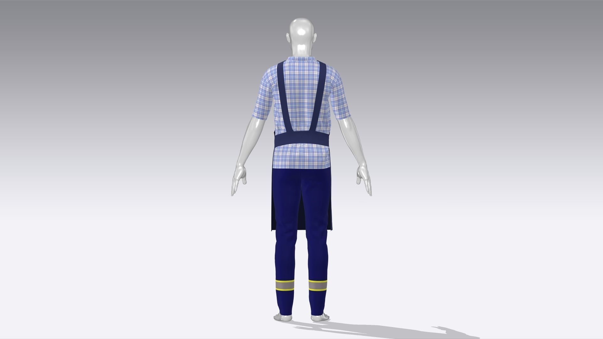 3D model Shop Assistant Costume VR / AR / low-poly | CGTrader