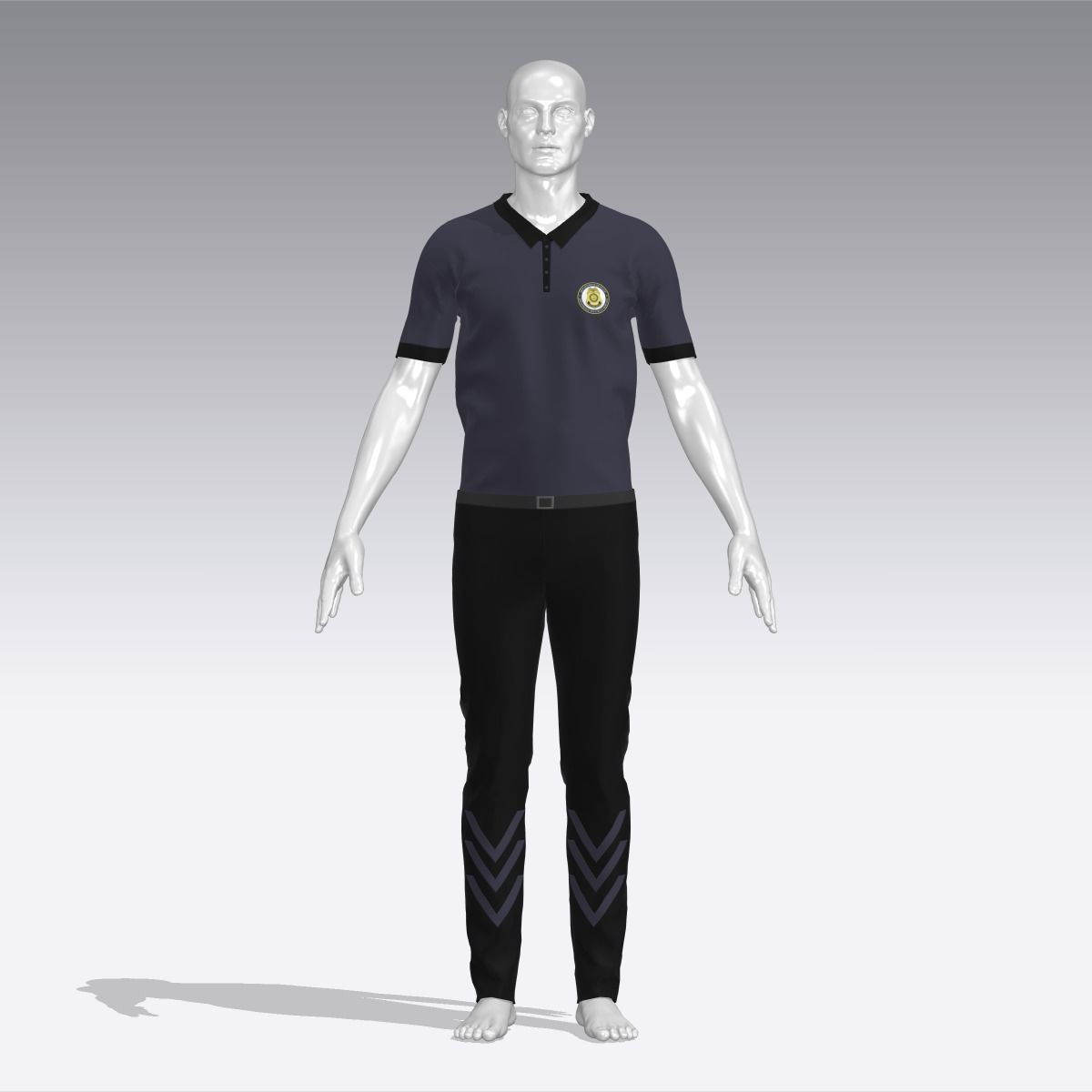 3D model Guard Uniform VR / AR / low-poly | CGTrader