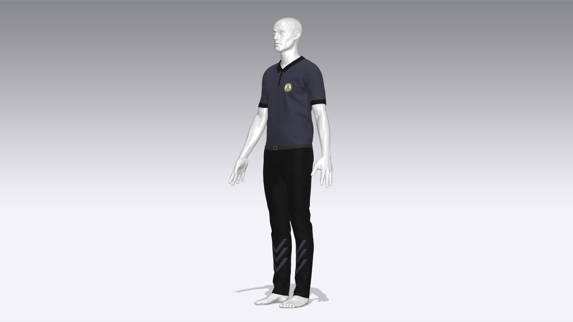 3D model Guard Uniform VR / AR / low-poly | CGTrader