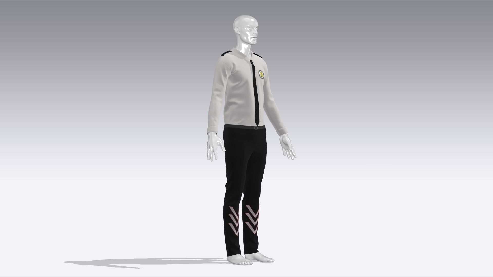 Prison Warden 3D model | CGTrader