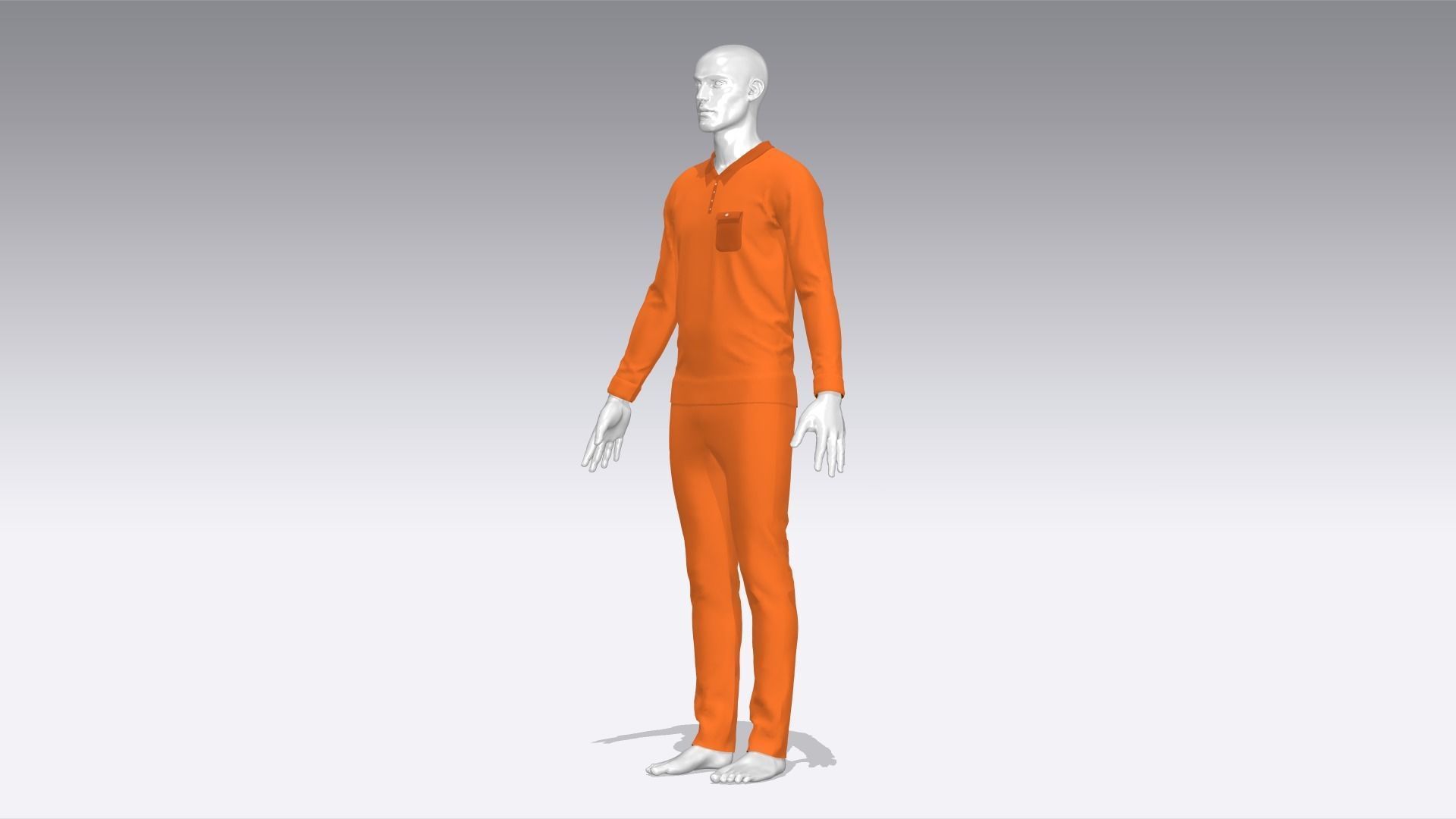 3D model Prisoner Clothes VR / AR / low-poly | CGTrader
