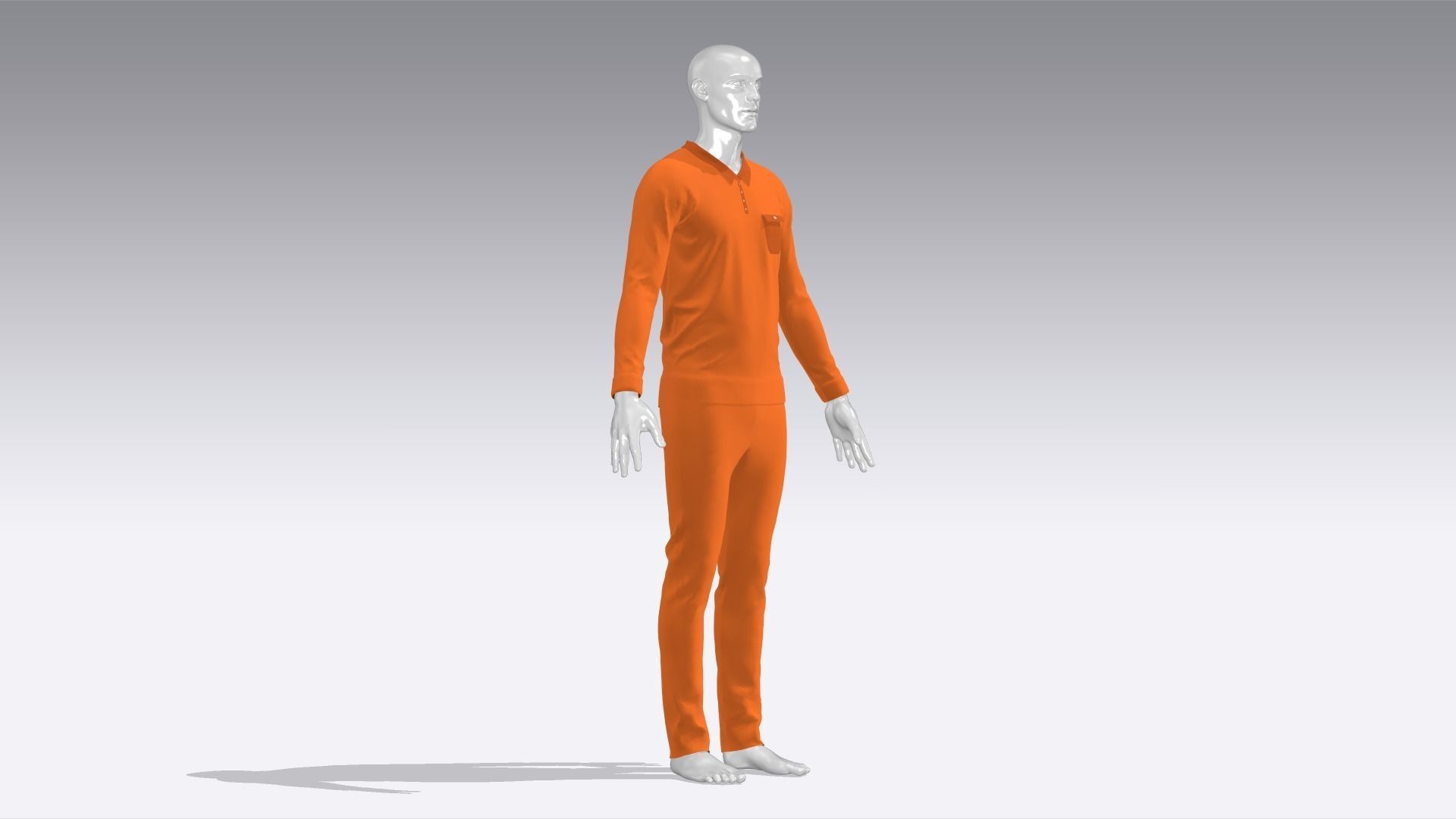 3D model Prisoner Clothes VR / AR / low-poly | CGTrader