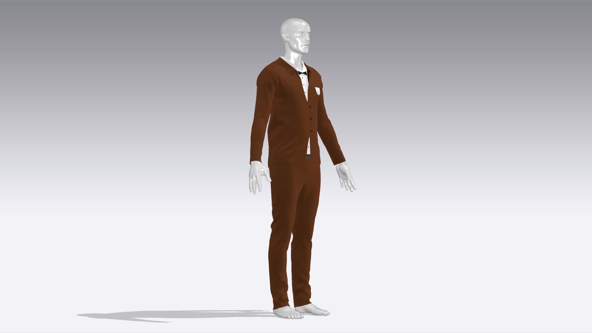 3D model Gangster Costume VR / AR / low-poly | CGTrader