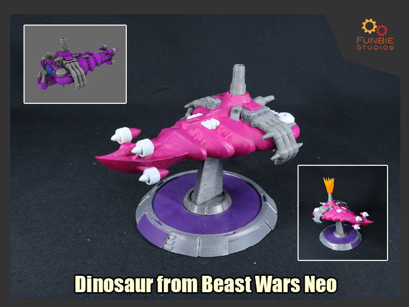 Dinosaur from Transformers Beast Wars Neo 3D model 3D printable | CGTrader