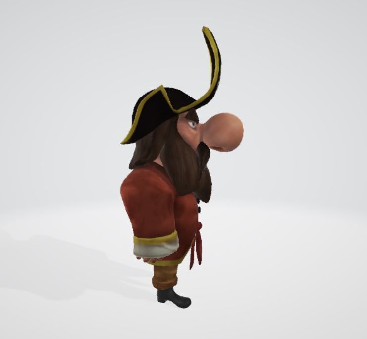 realistic pirate 3d mdel 3D model | CGTrader
