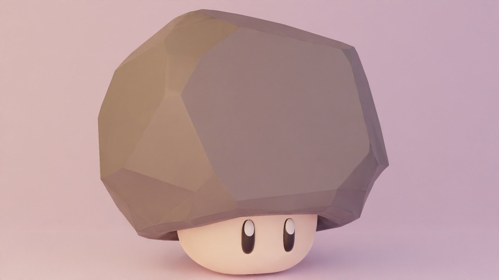 Rock Mushroom Mario 3D model | CGTrader