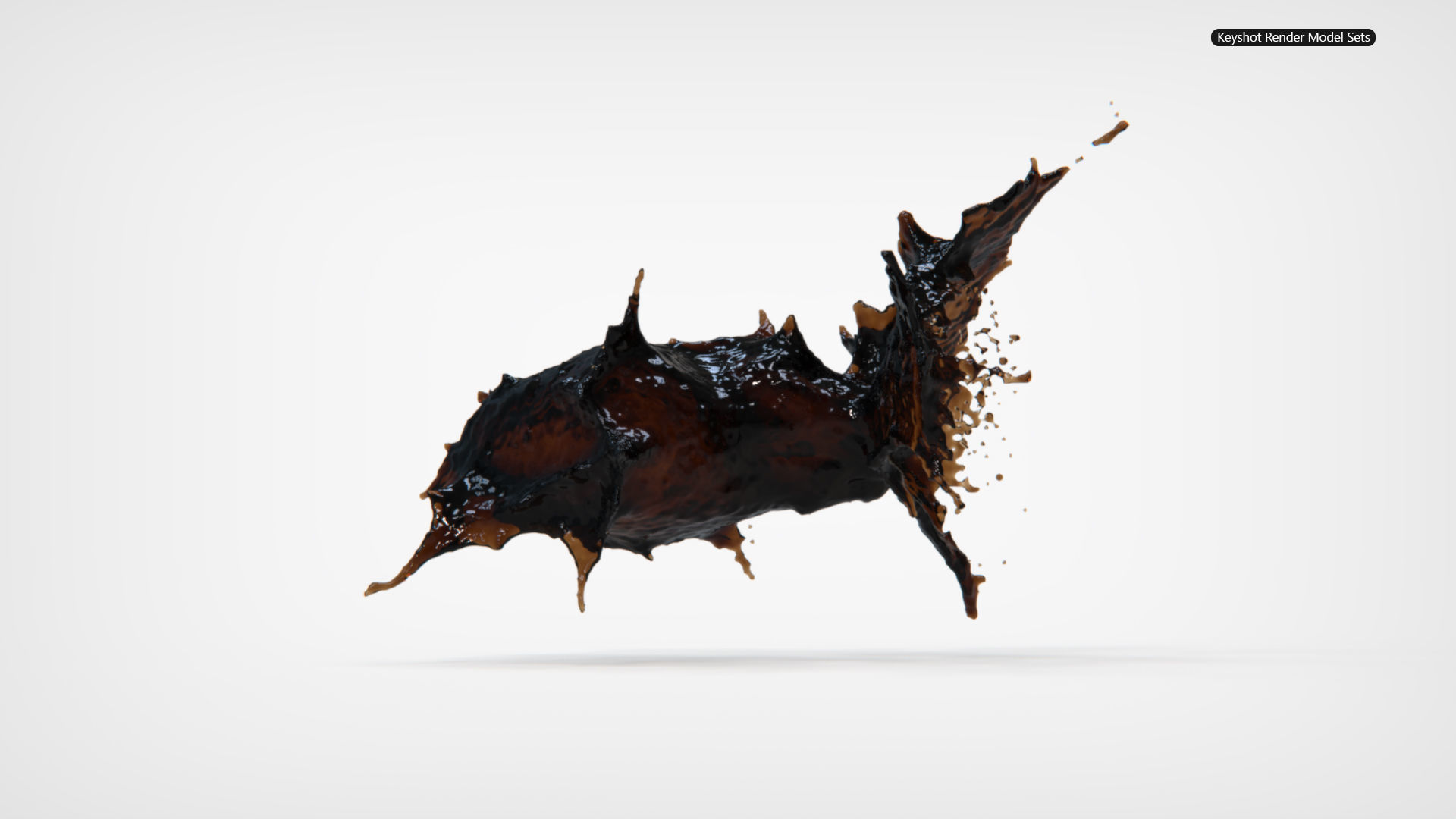 Realistic Liquid Splash V1 free 3D model animated | CGTrader