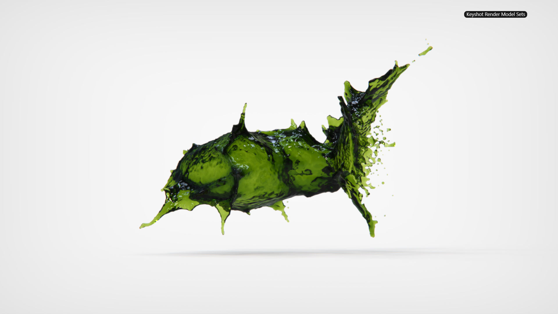 Realistic Liquid Splash V1 free 3D model animated | CGTrader