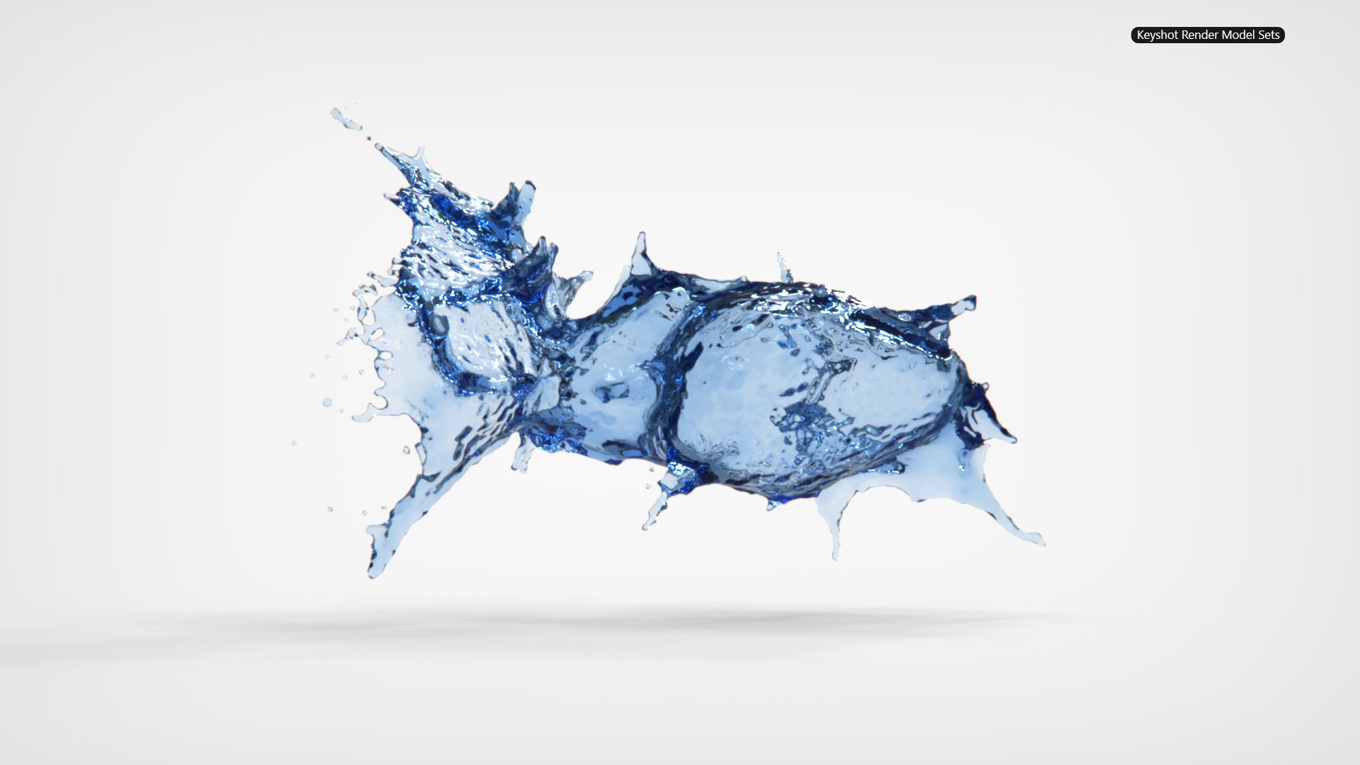 Realistic Liquid Splash V1 free 3D model animated | CGTrader