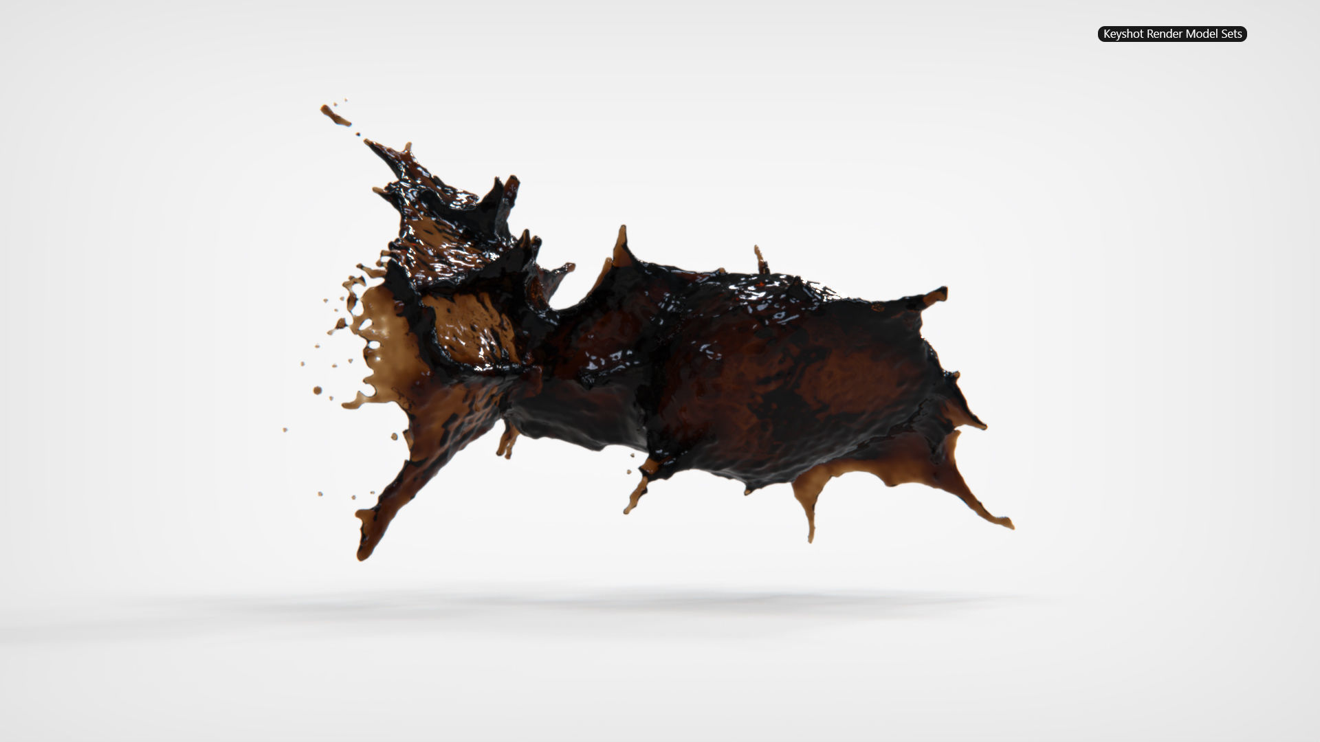 Realistic Liquid Splash V1 free 3D model animated | CGTrader