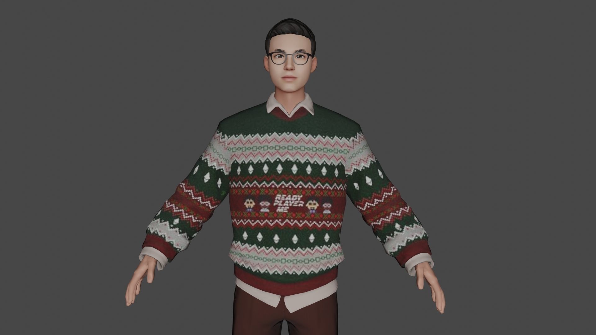 3D model Xarakter shaxs VR / AR / low-poly | CGTrader