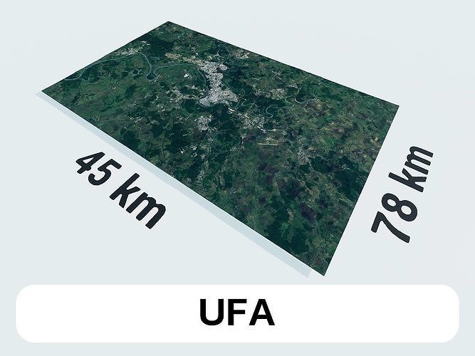 Ufa Russia City Landscape 3D Model 3D model | CGTrader