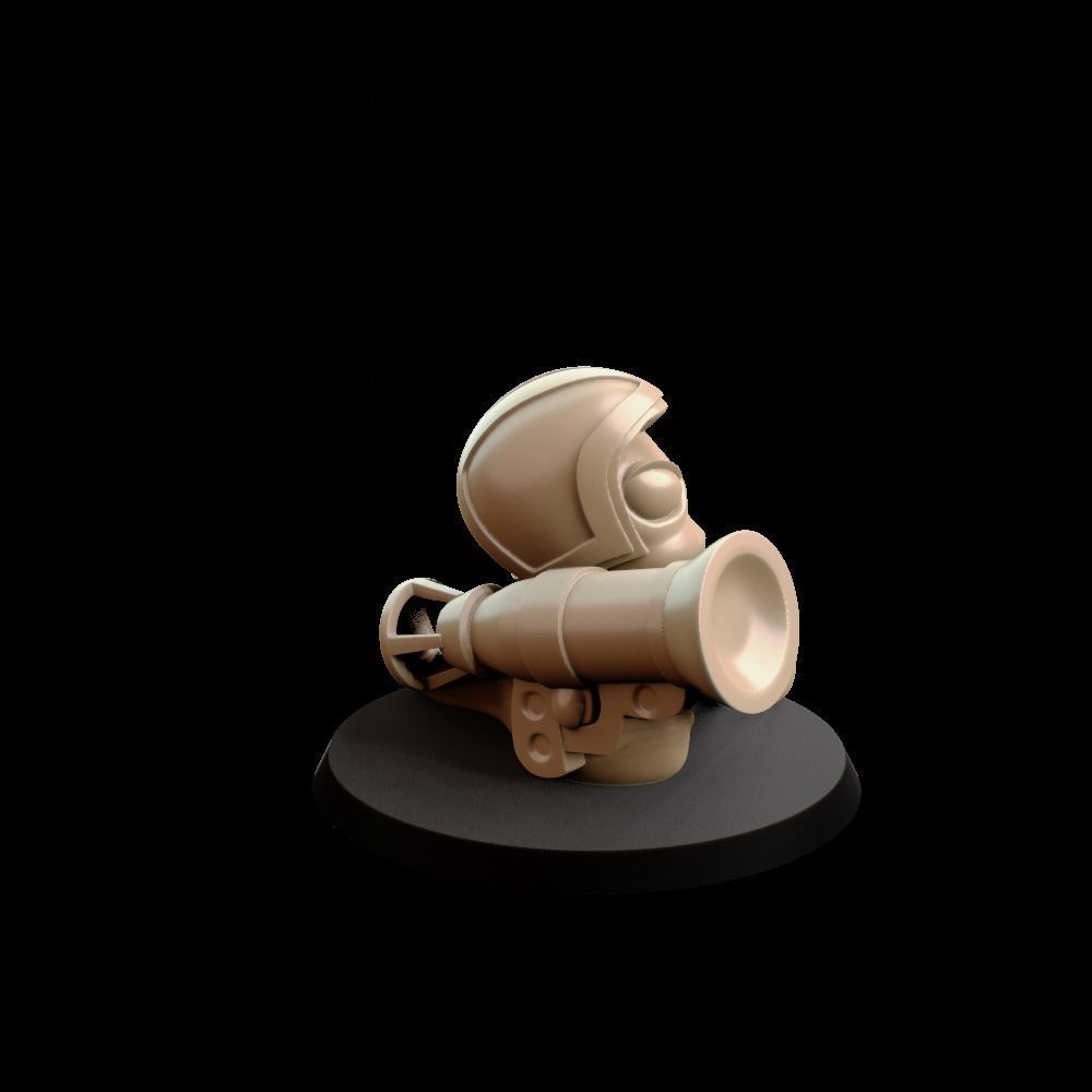 Worm Bazooka 3D model 3D printable | CGTrader