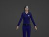3D model Cyber Police - Robot Woman VR / AR / low-poly | CGTrader