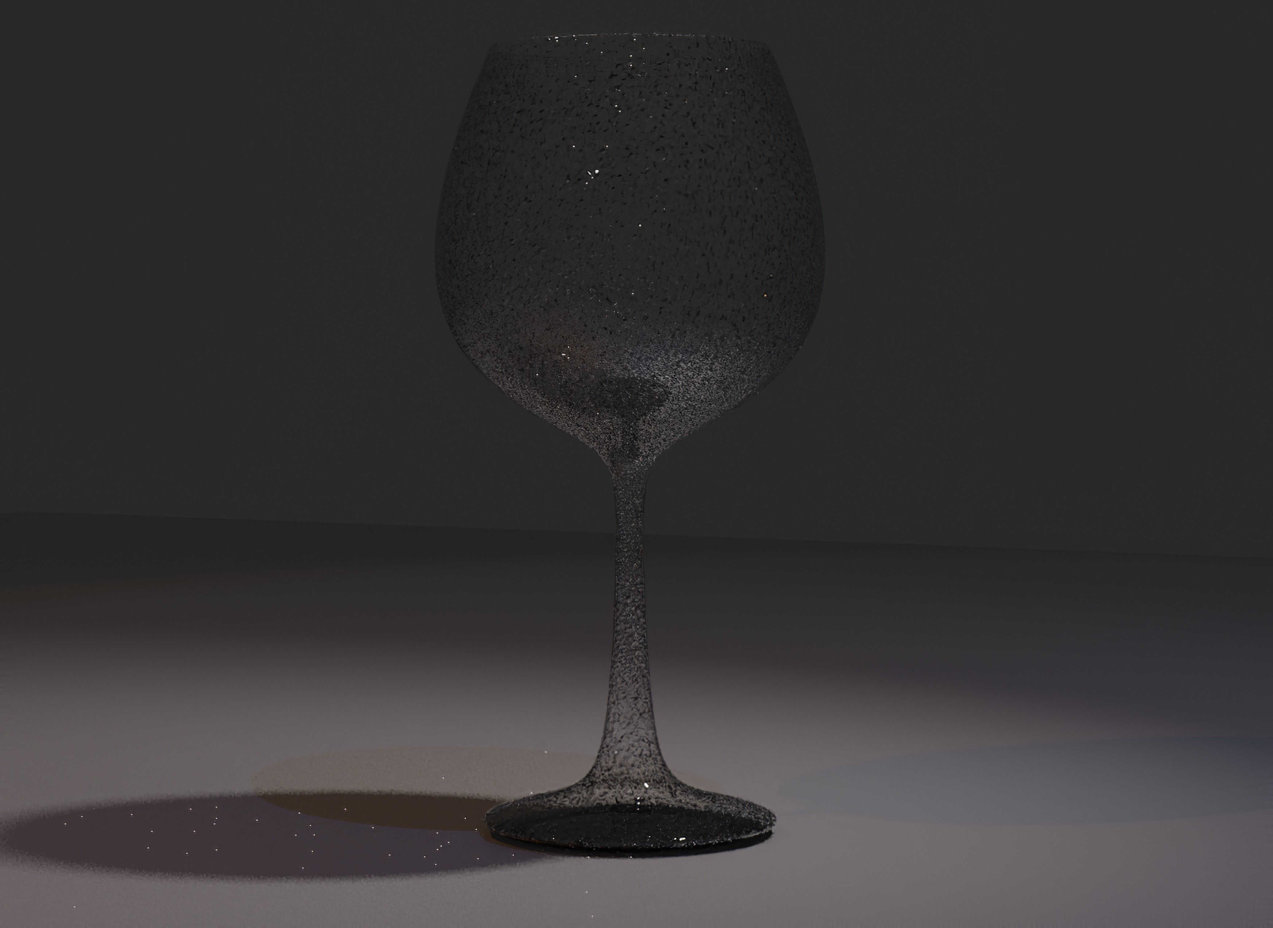 Glass model Low poly wine Glass Blender 3D model | CGTrader