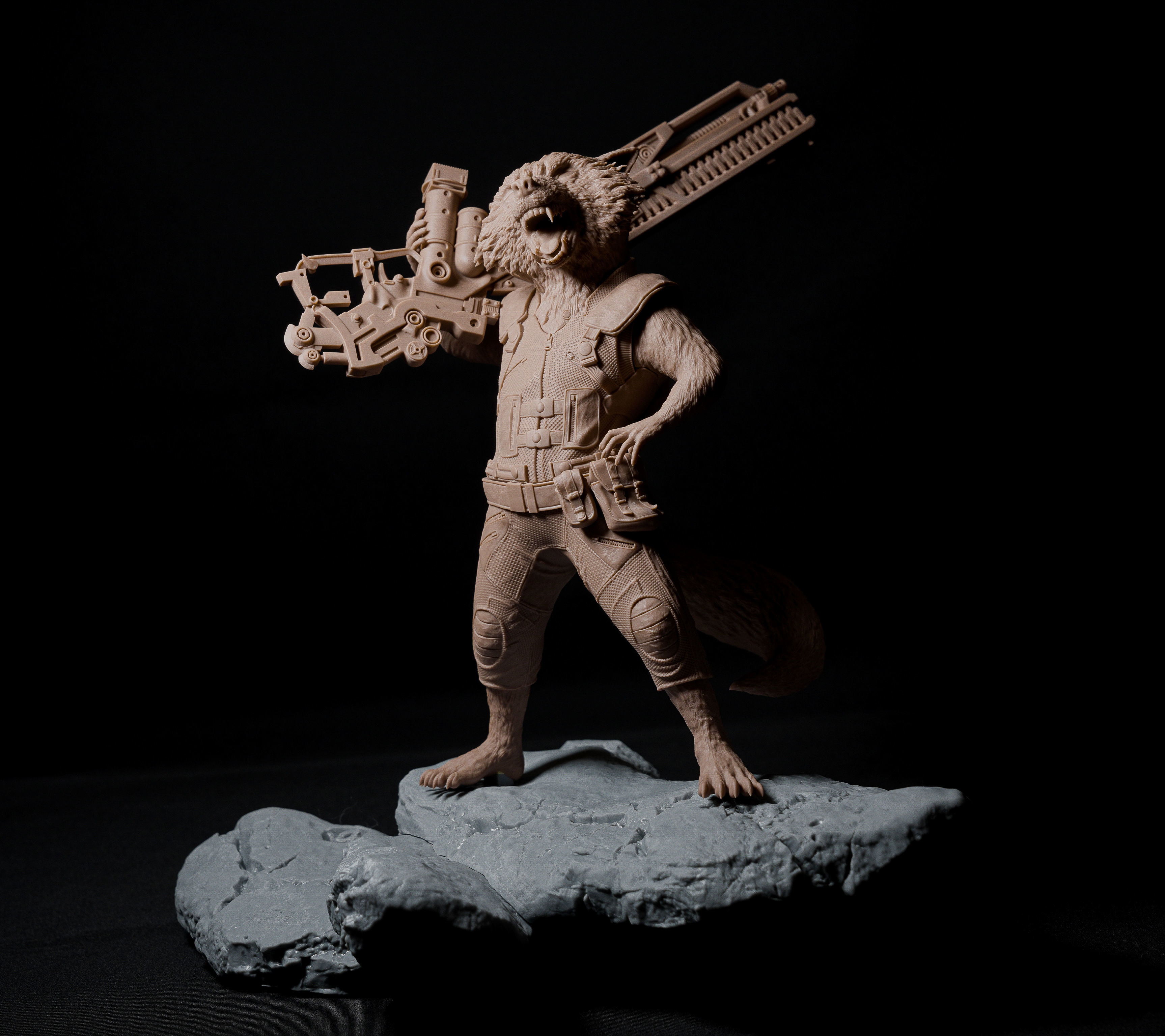 Guardians Of The Galaxy - Rocket 3D model 3D printable | CGTrader
