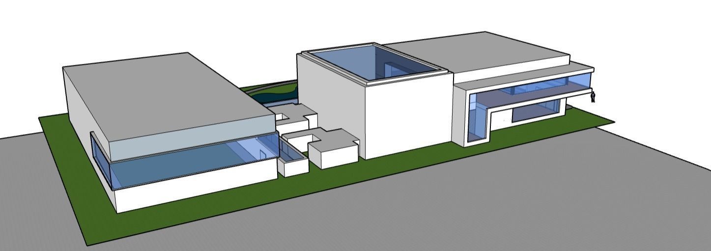 Modern Sports Complex 3D model 3D printable | CGTrader