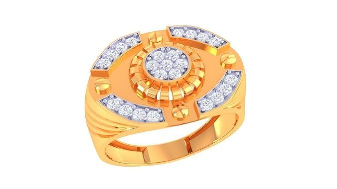 Gents ring - 45 3D model 3D printable | CGTrader