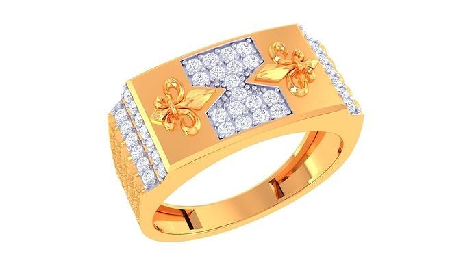 Gents ring - 44 3D model 3D printable | CGTrader