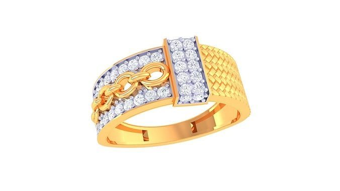 Gents ring - 50 3D model 3D printable | CGTrader