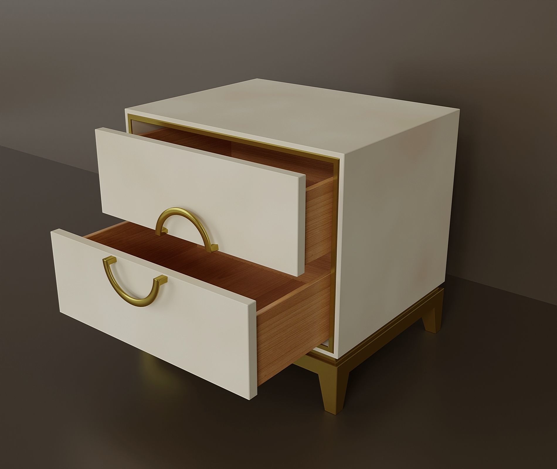 Three different modern nightstands 3D model | CGTrader
