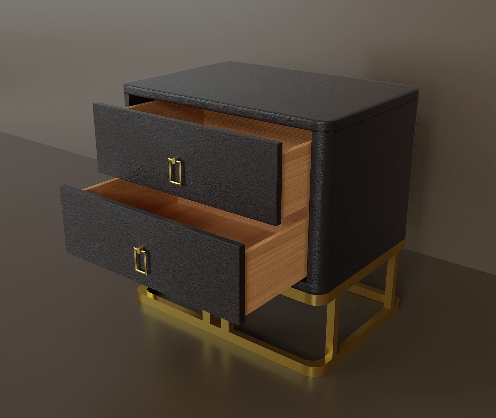 Three different modern nightstands 3D model | CGTrader