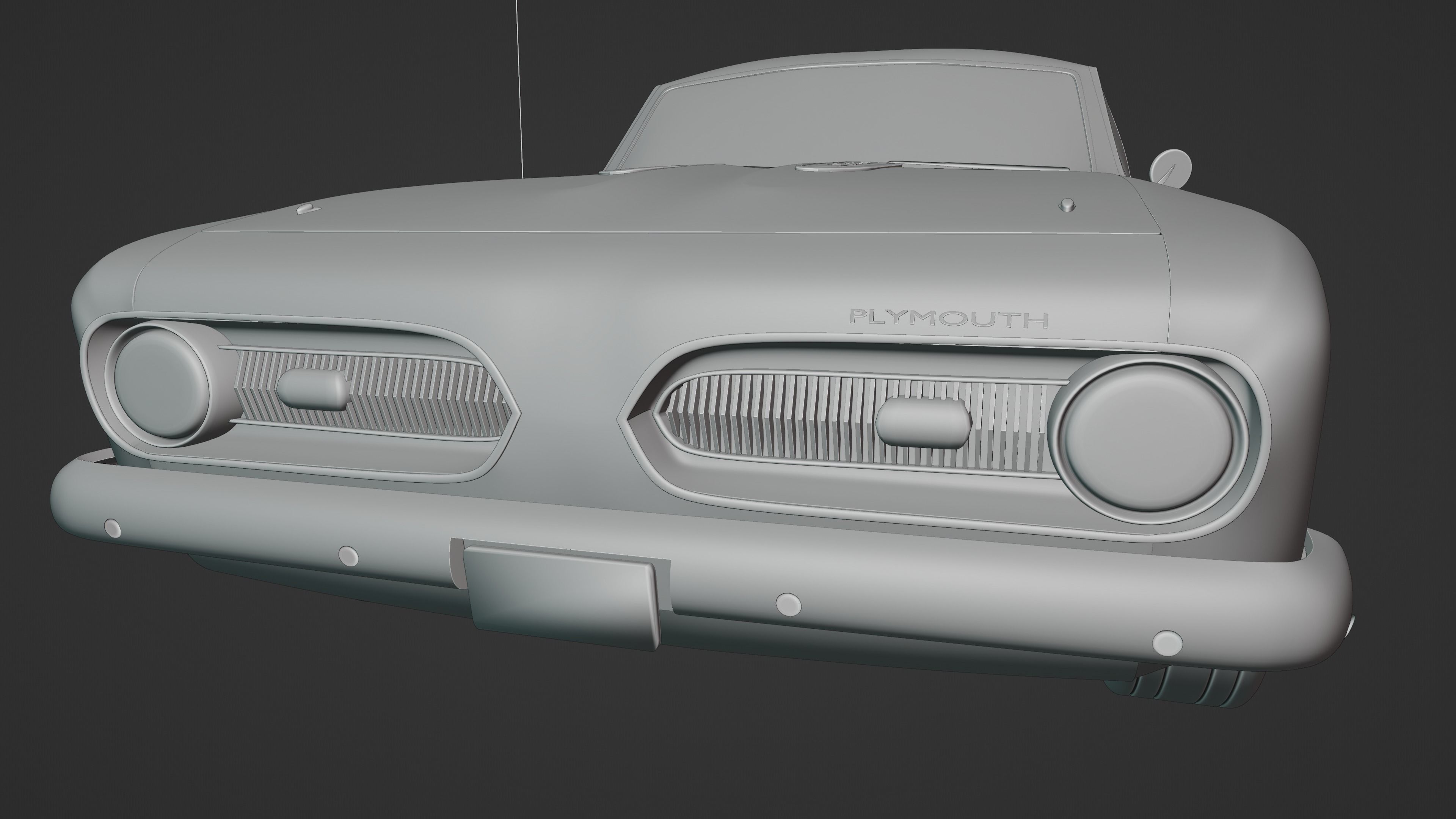 Barracuda Car 3D model | CGTrader