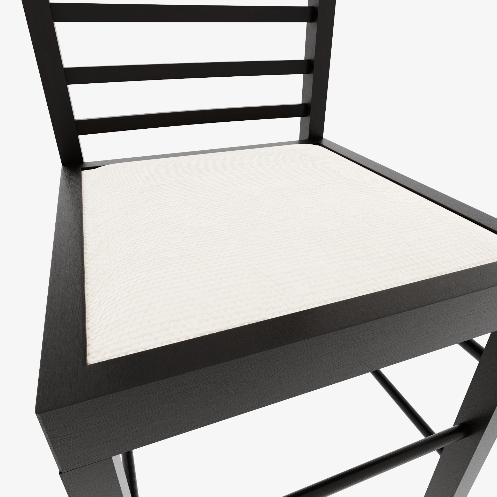 Mackintosh - Short Ladderback Chair 3D model | CGTrader