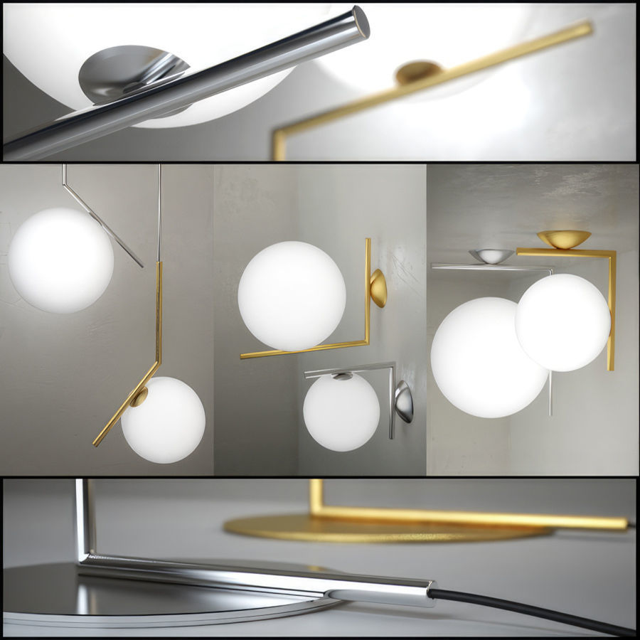 IC Light collection by Flos 3D model | CGTrader