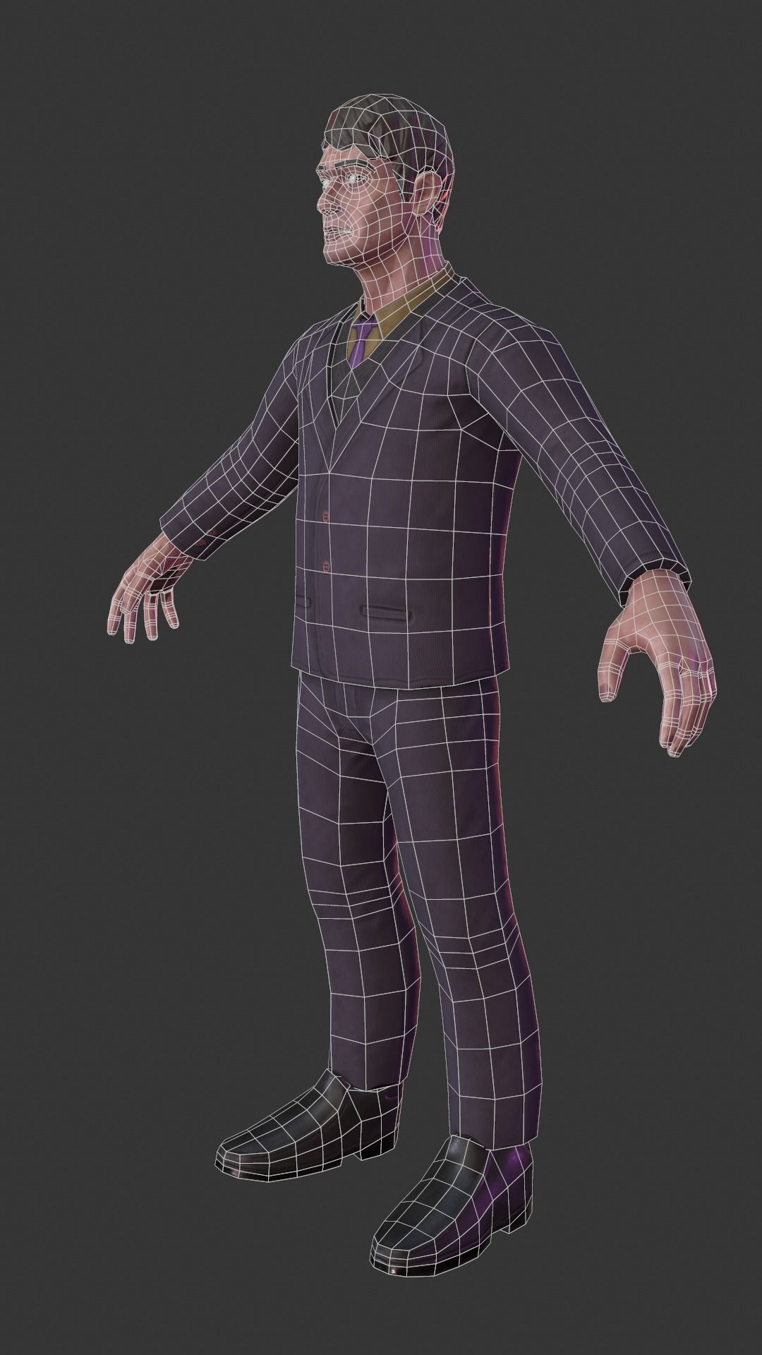 3D model Horror Man Character VR / AR / low-poly | CGTrader