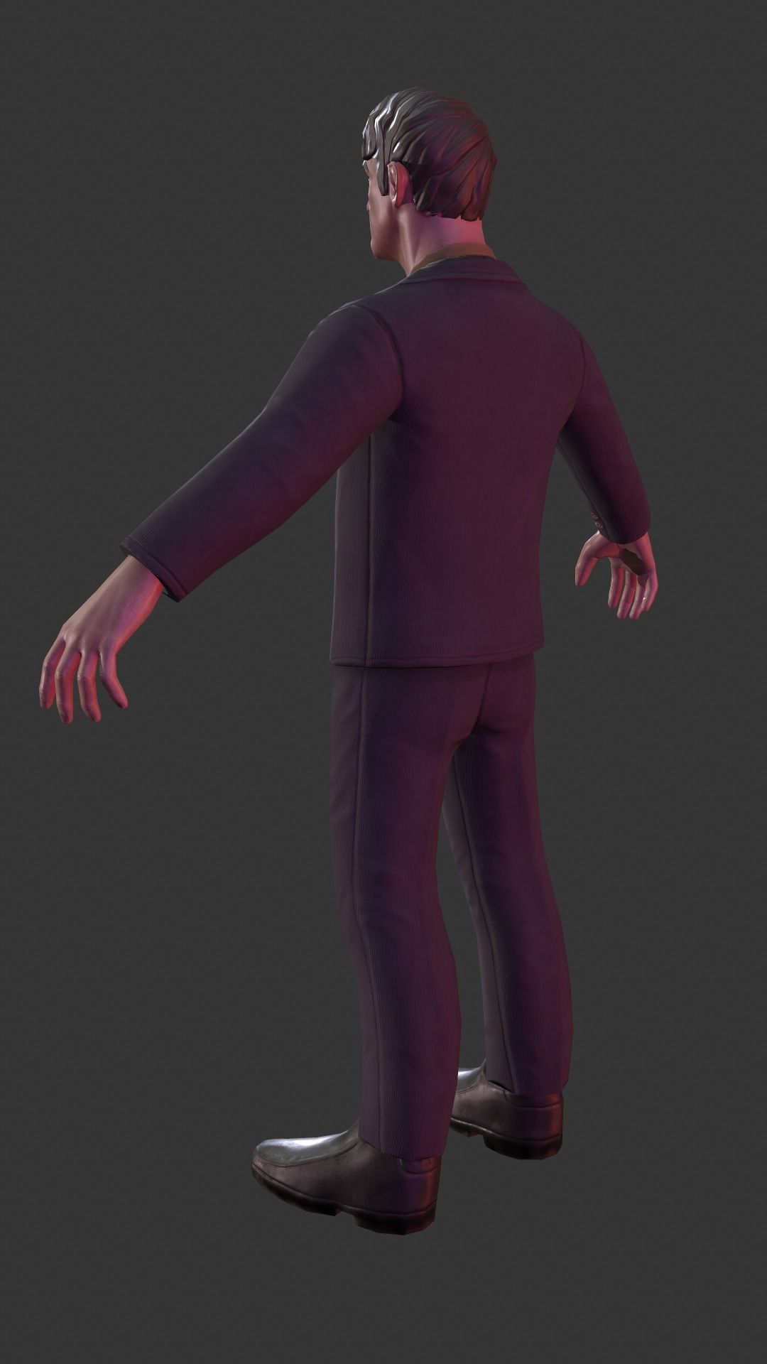 3D model Horror Man Character VR / AR / low-poly | CGTrader