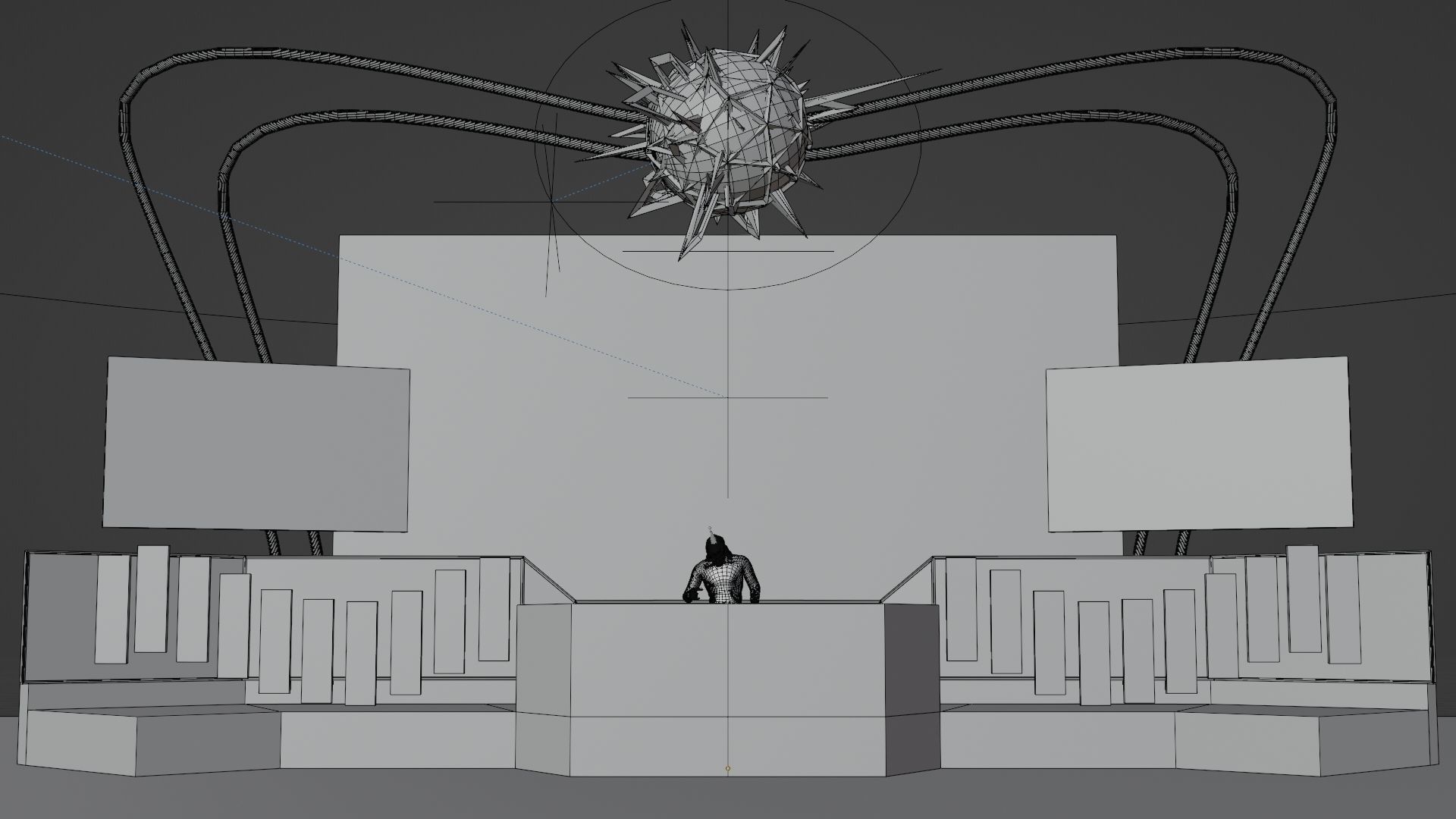 Sci-Fi Themed EDM Stage 3D Model 3D model animated | CGTrader