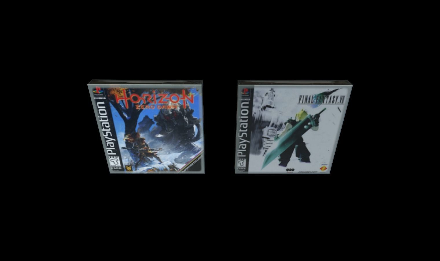 3D model CDs Video Games Consoles and VHS Pack VR / AR / low-poly ...