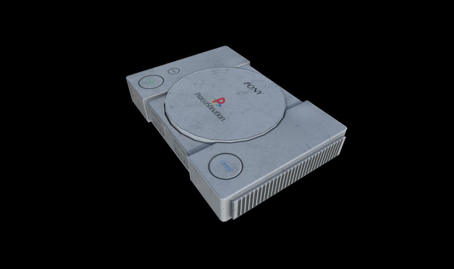 3D model CDs Video Games Consoles and VHS Pack VR / AR / low-poly ...