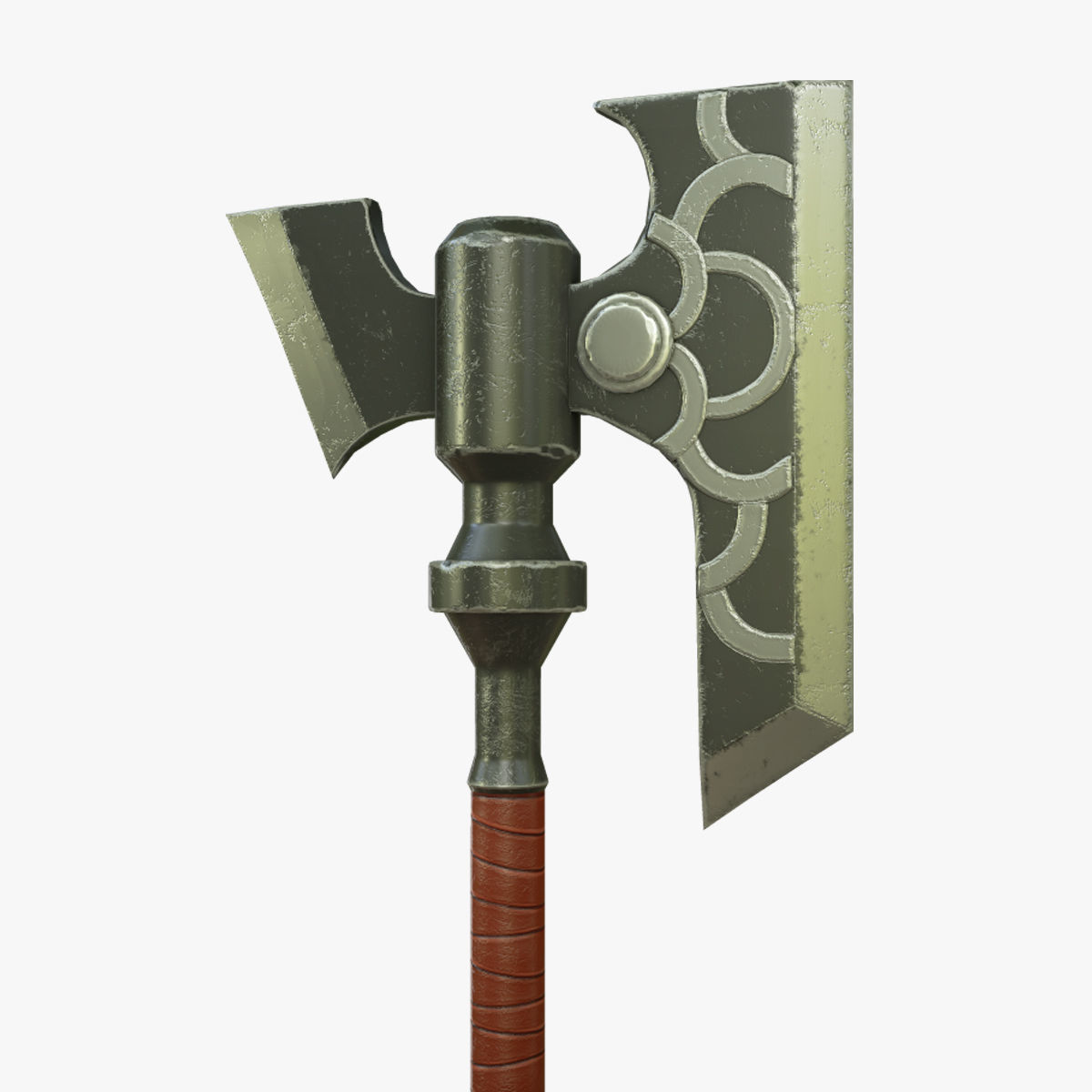 Battle Axe Printable 3D model 3D printable | CGTrader