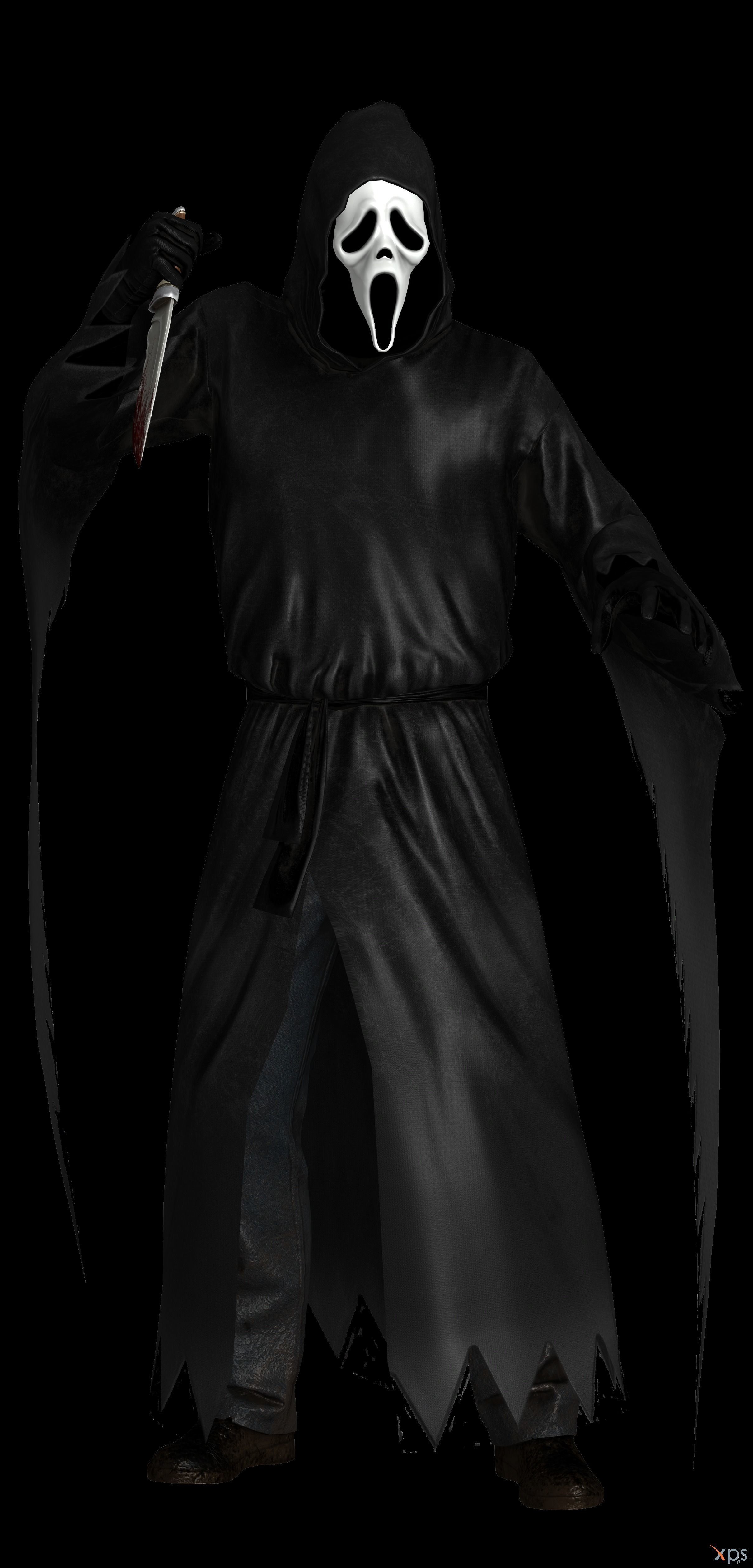 Ghost Face 3D model rigged | CGTrader