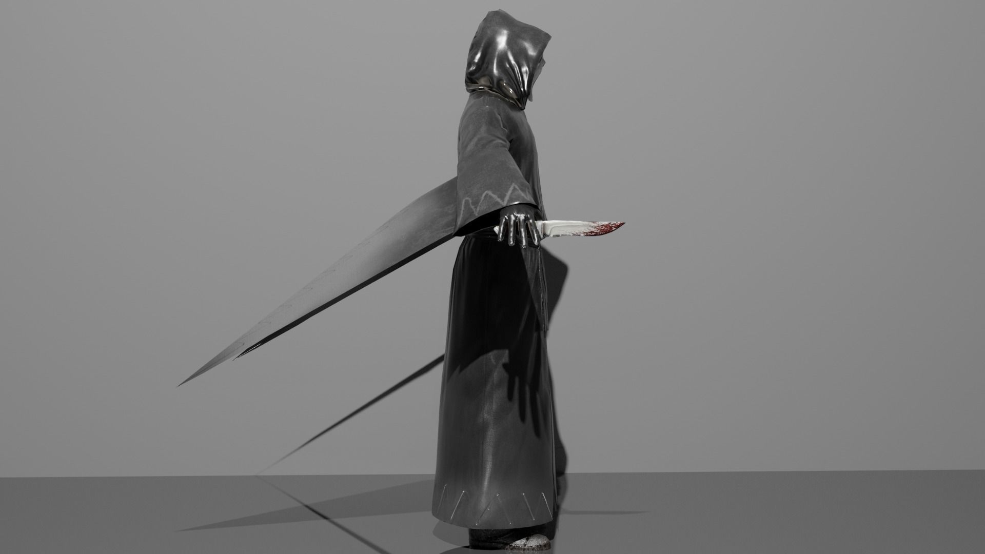 Ghost Face 3D model rigged | CGTrader