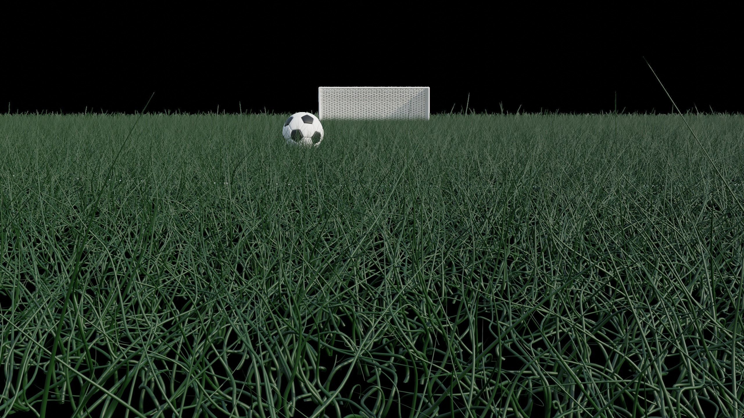 Realistic 3D Football Stadium Model with Ball and Flags for Sale 3D ...