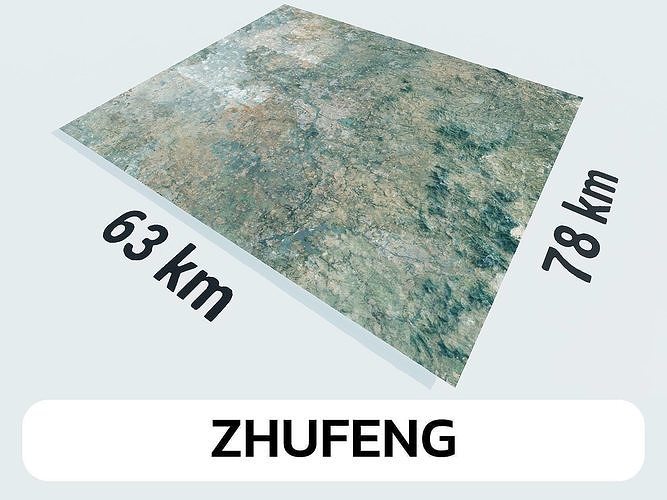 Zhufeng China City Landscape 3D Model 3D model | CGTrader