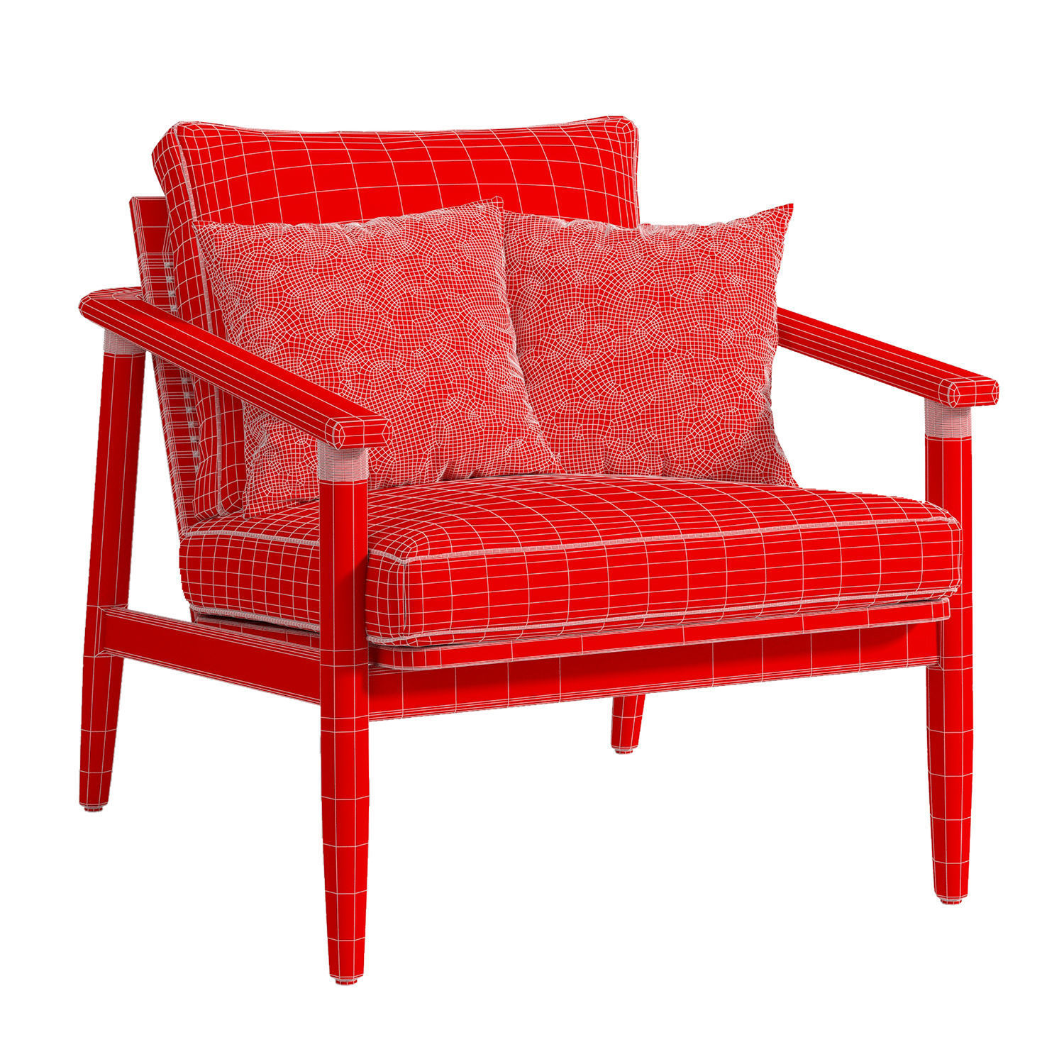 David lounge chair 3D model | CGTrader