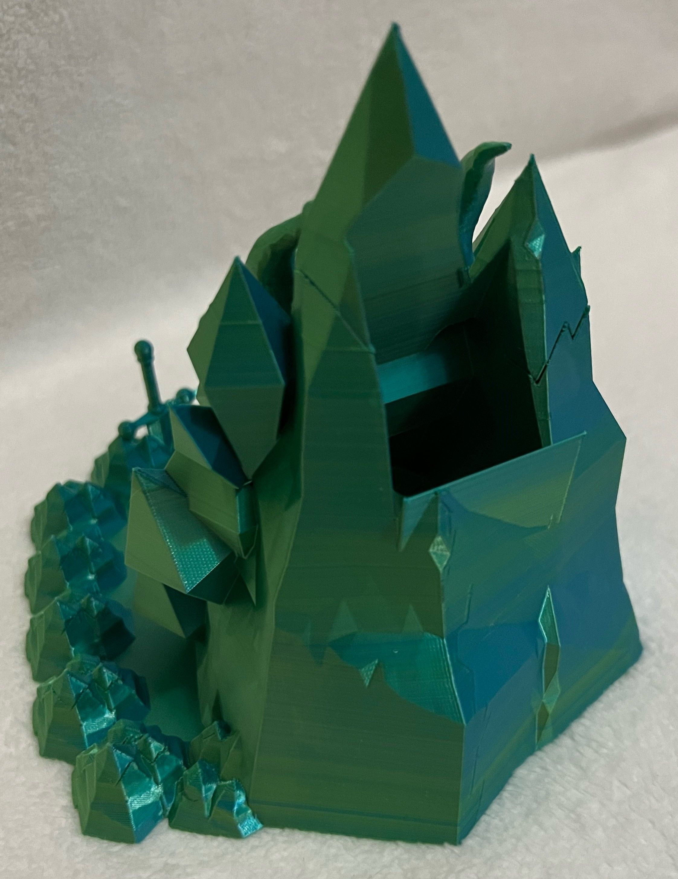 Dragon Cave Dice Tower 3D model 3D printable | CGTrader