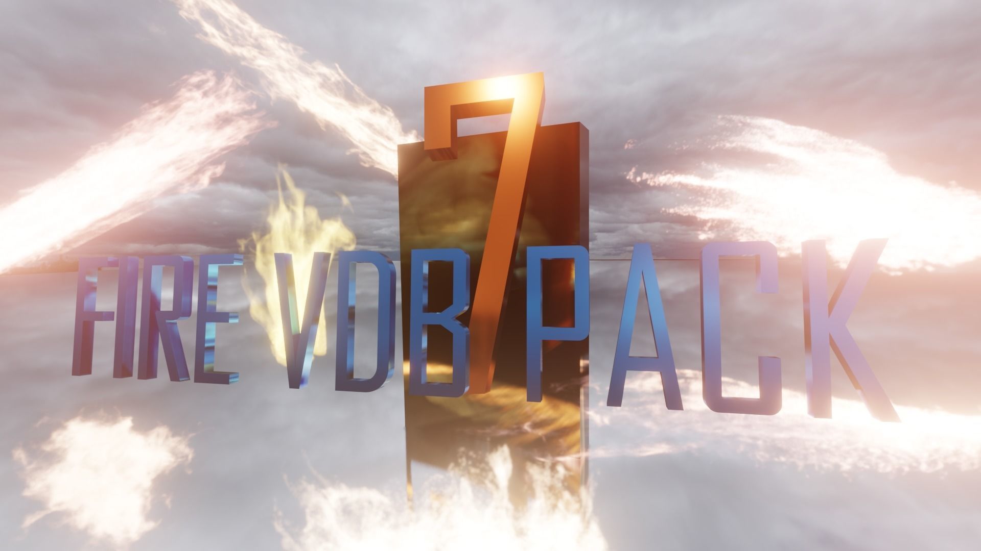 3D model 7 Fire Anime style VDB Pack V1 VR / AR / low-poly | CGTrader