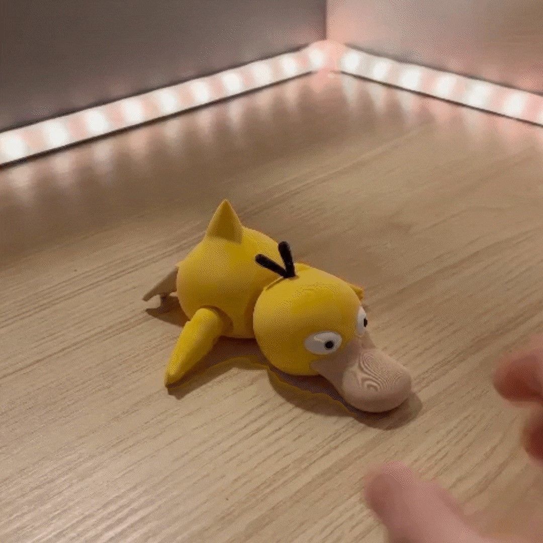 POKEMON PSYDUCK ARTICULATED 3D model 3D printable | CGTrader